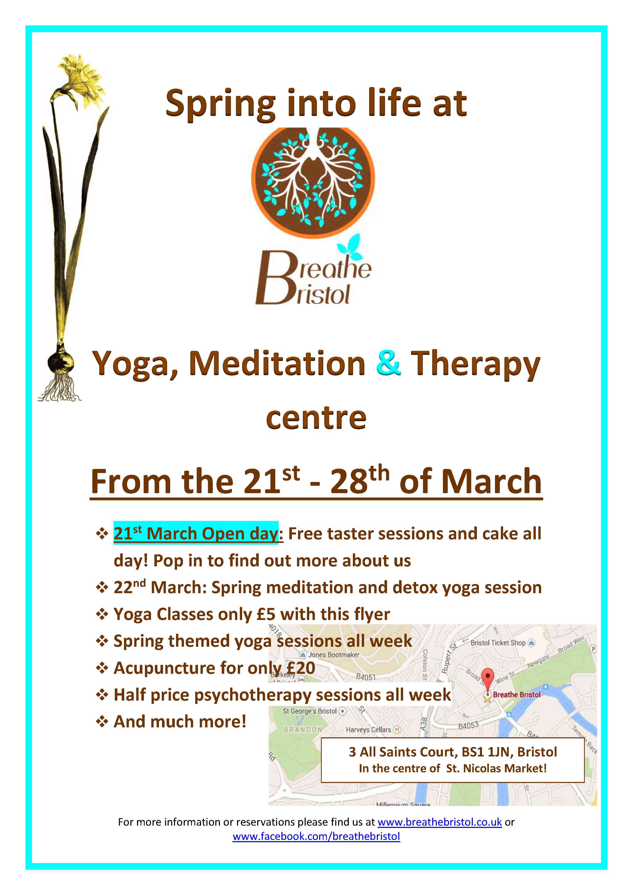 Breathe - Spring into Life - Open Day | Bristol Old City